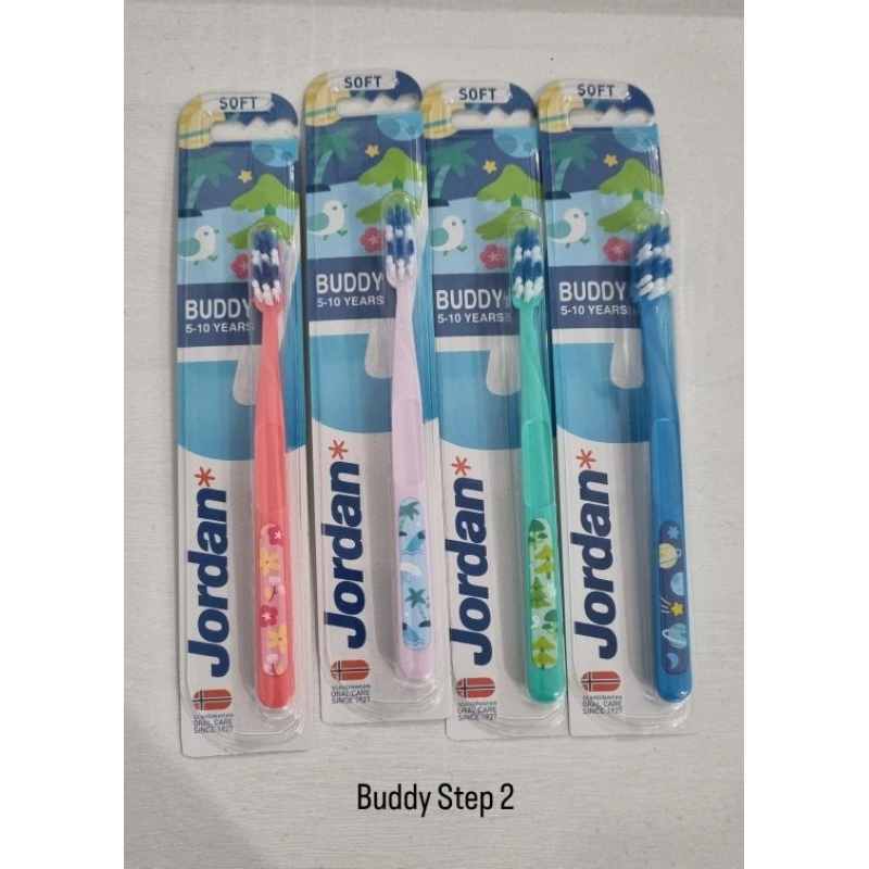 Jual SIKAT GIGI JORDAN STEP 1, STEP 2,STEP 3, BUDDY STEP 1,BUDDY STEP 2 SIKAT GIGI TOOTHBRUSH ...