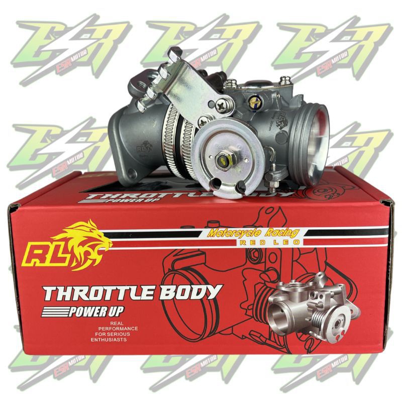 Jual ESR x RED LEO THROTTLE BODY TB UNTUK MX KING SIZE 32MM/34MM/36MM ...