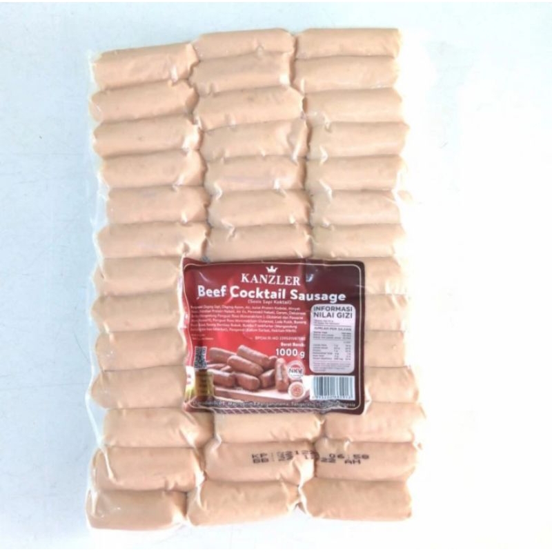Jual Kanzler Sosis beef cocktail 1kg | Shopee Indonesia