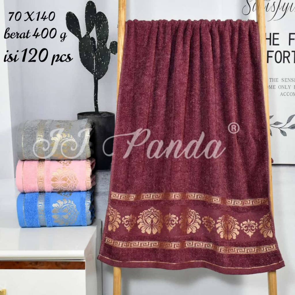 Jual Handuk Mandi 100% Cotton (handuk panda) Motif Lemon Ukuran 70cm x ...