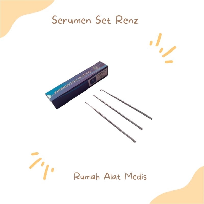 Jual Serumen Set Cerumen set isi 3 Renz | Shopee Indonesia