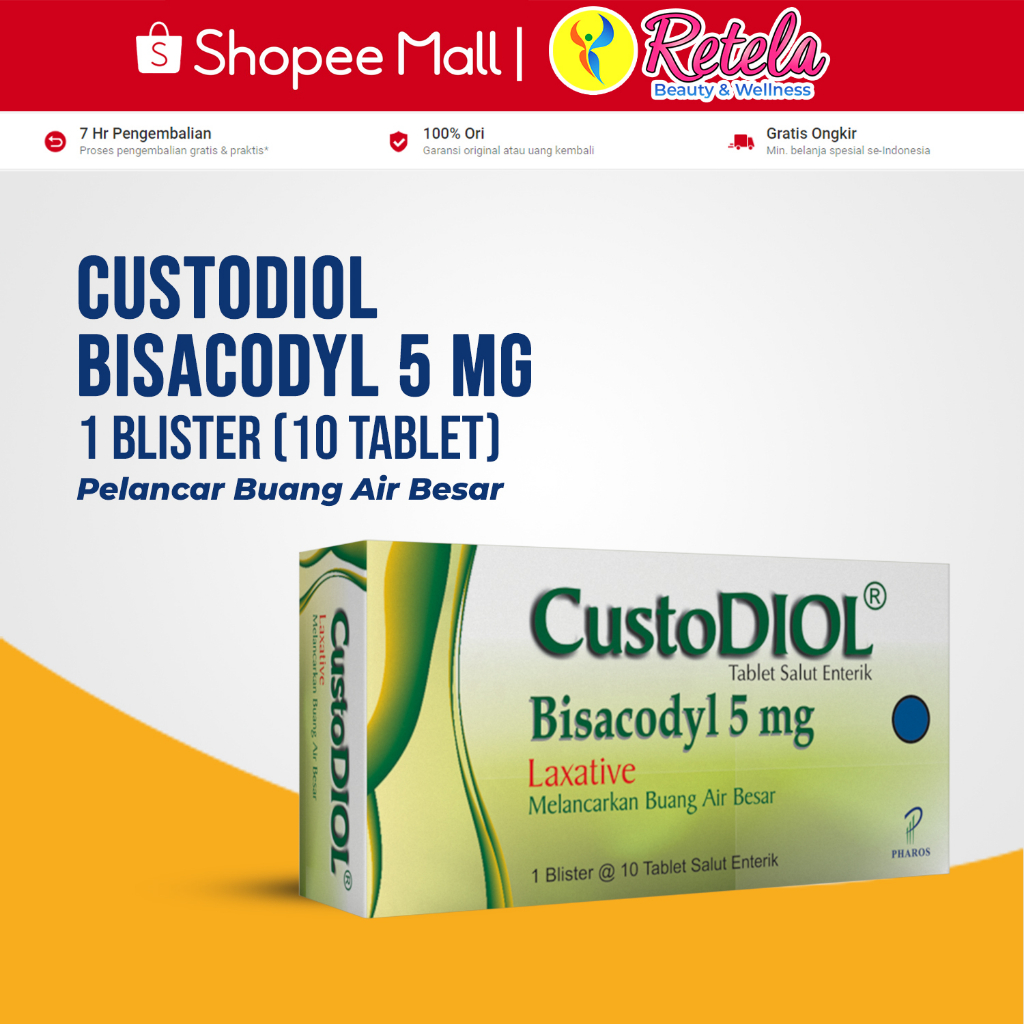 Jual Microlax Tablet / Custodiol Tablet - Obat Melancarkan Buang Air Besar (Bisacodyl ...