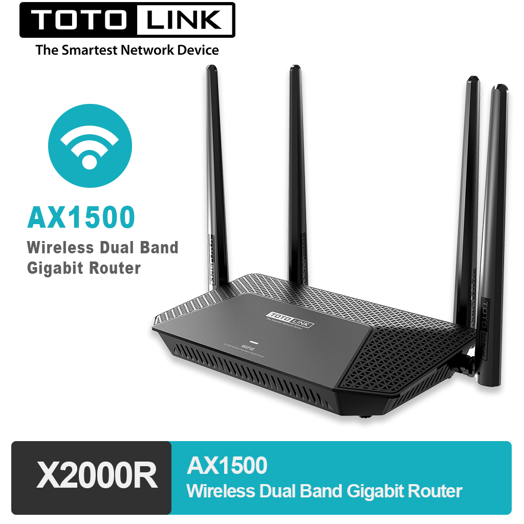 Jual Totolink X2000R - AX1500 Dual Band Gigabit Wireless Router | Shopee Indonesia