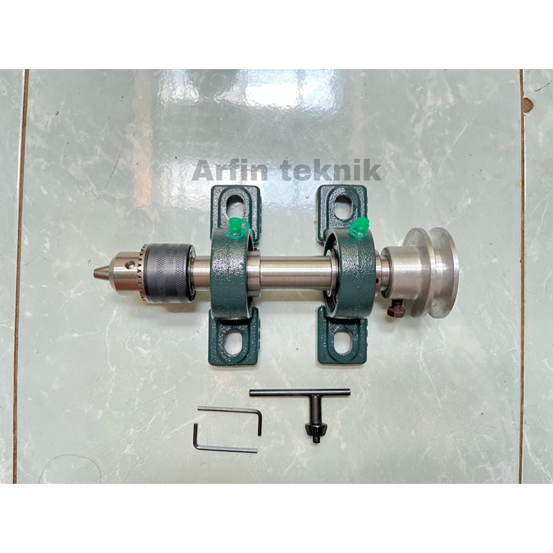 Jual As Chuck As Bubut Lengkap Dengan Kepala Bor As kepala bor | Shopee ...