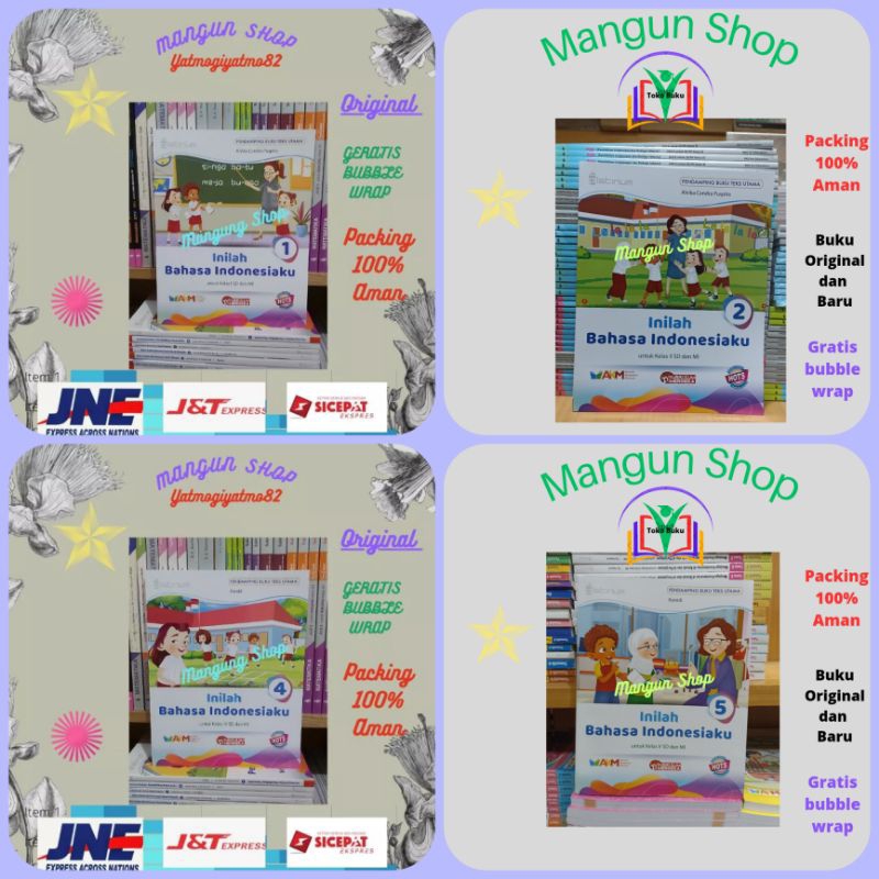 Jual Buku Inilah Bahasa Indonesia Kelas 1,2,3,4,5,6 SD Kurikulum Merdeka Platinum | Shopee Indonesia