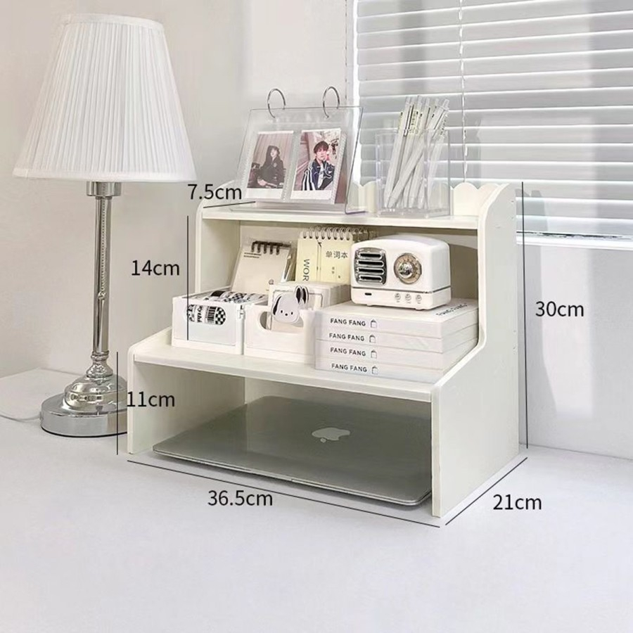 Jual Mega_1688 Desk Organizer Rak Buku Meja Tempat Penyimpanan Alat ...