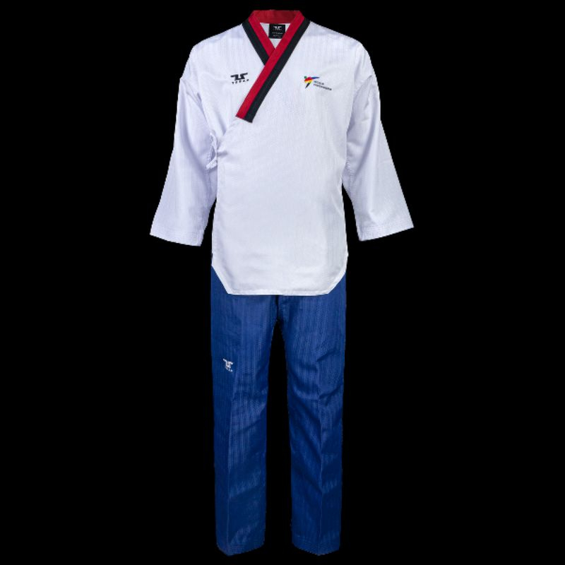 Jual Tusah Terra Poomsae Uniform dobok cadet junior putera Taekwondo ...