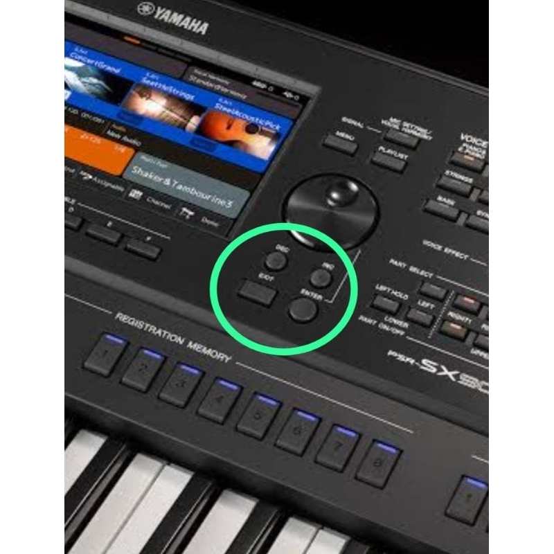 Jual Karet Tombol Exit Enter Keyboard Yamaha Sx 900 700 Original ...