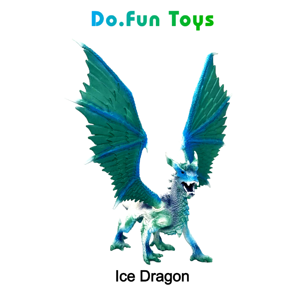 Jual Fantasy Animal Figurine | ICE DRAGON / Mainan Miniatur Naga Es ...