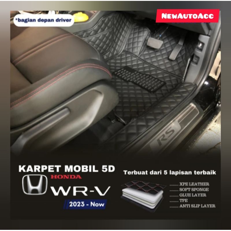 Jual Karpet Luxury Mobil Honda WRV Tahun 2023-Now Fullset Bagasi ...
