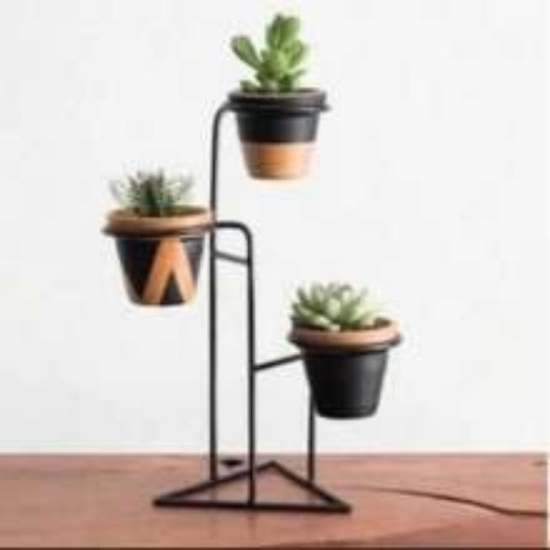 Jual standing pot bunga minimalis/rak pot bunga 3in1 murah/JARUM ...