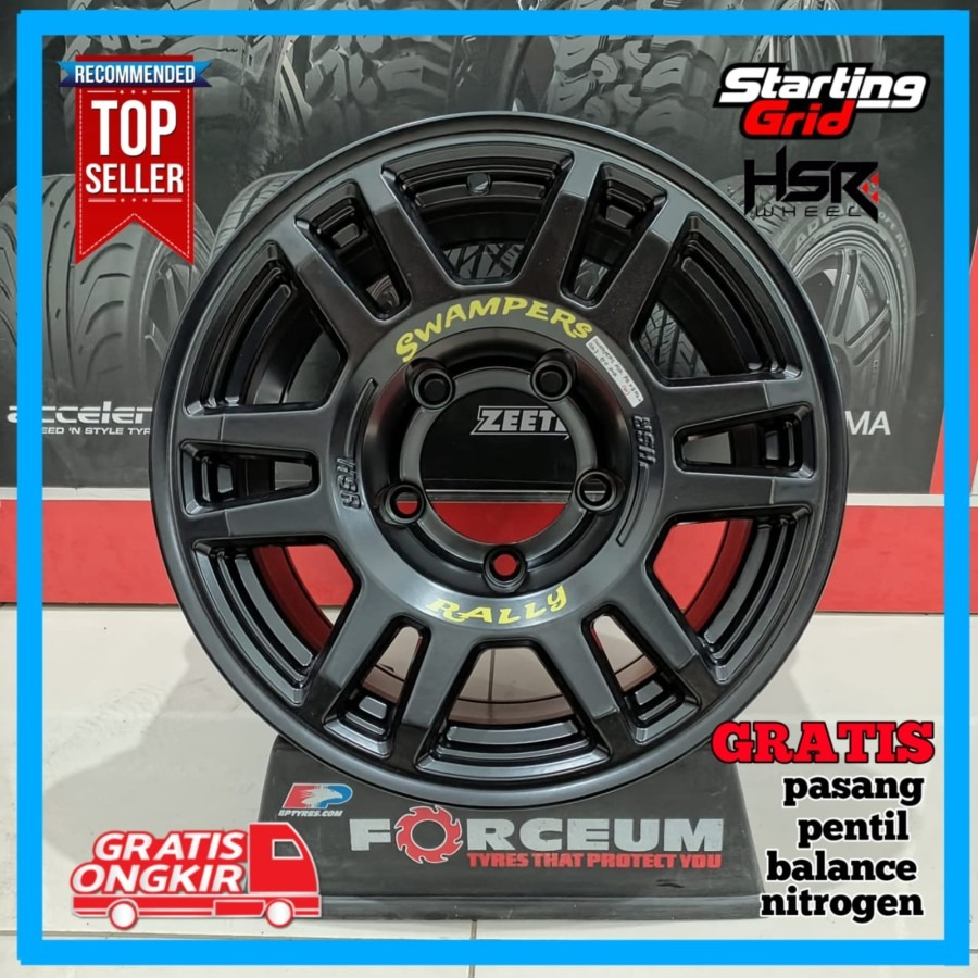 Jual velg mobil katana taft escudo feroza jimny ring 15 hsr swampers ...