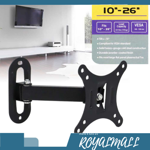 Jual Telescopic TV Bracket 100x100 Pitch for 10-26 Inch TV / Alat ...