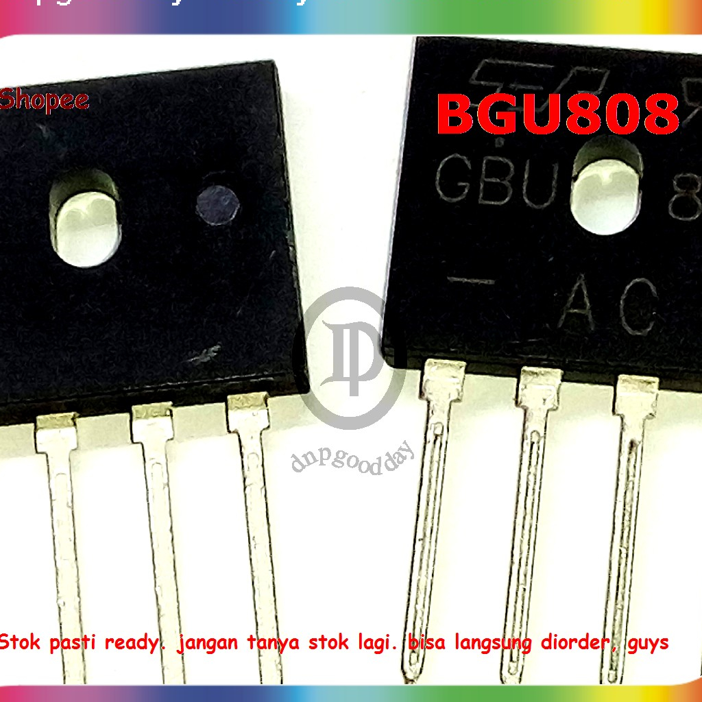 Jual Dioda Sisir 8a 800v Gbu808 4pin Bridge Rectifier Gbu 808 Diode ...