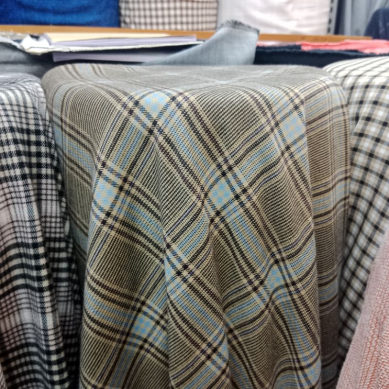 Jual bahan kain tweed /semi wol harga (satu meter) | Shopee Indonesia
