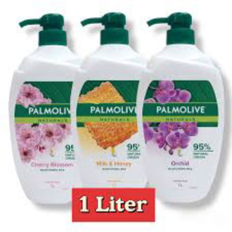 Jual Palmolive Naturals Shower Gel, Sabun mandi cair, isi 1ltr/750ml ...