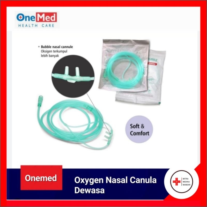Jual Onemed / Cosmomed /GP Care Oxyflow Nasal Oksigen Cannula | Shopee ...
