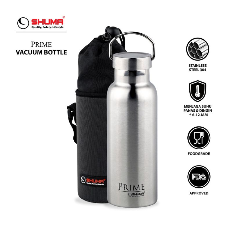 Jual BOTOL MINUM SHUMA VACUUM PRIME HOT/COLD 1 LITER/ 750ML/ 500ML ...