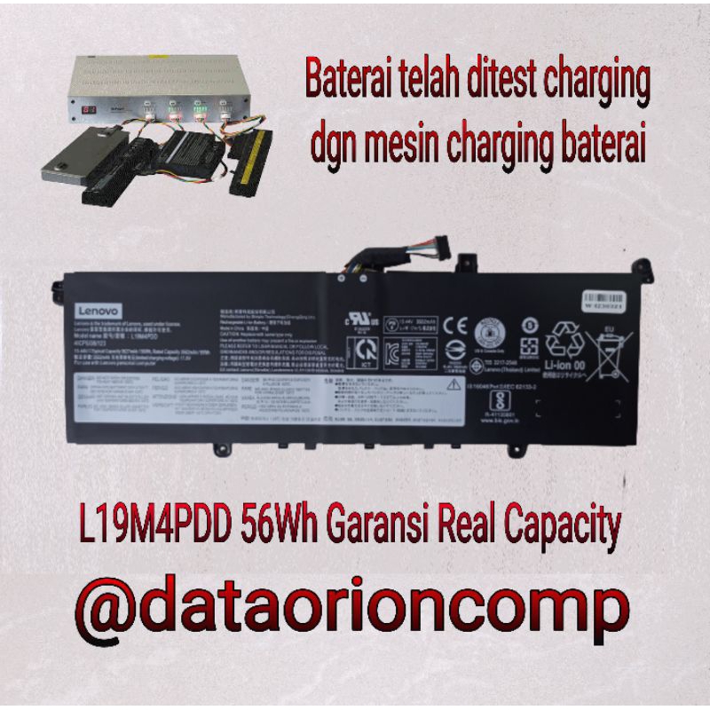 Jual Baterai Battery High Capacity L19C4PDD Lenovo L19C4PDD L19M4PDD ...