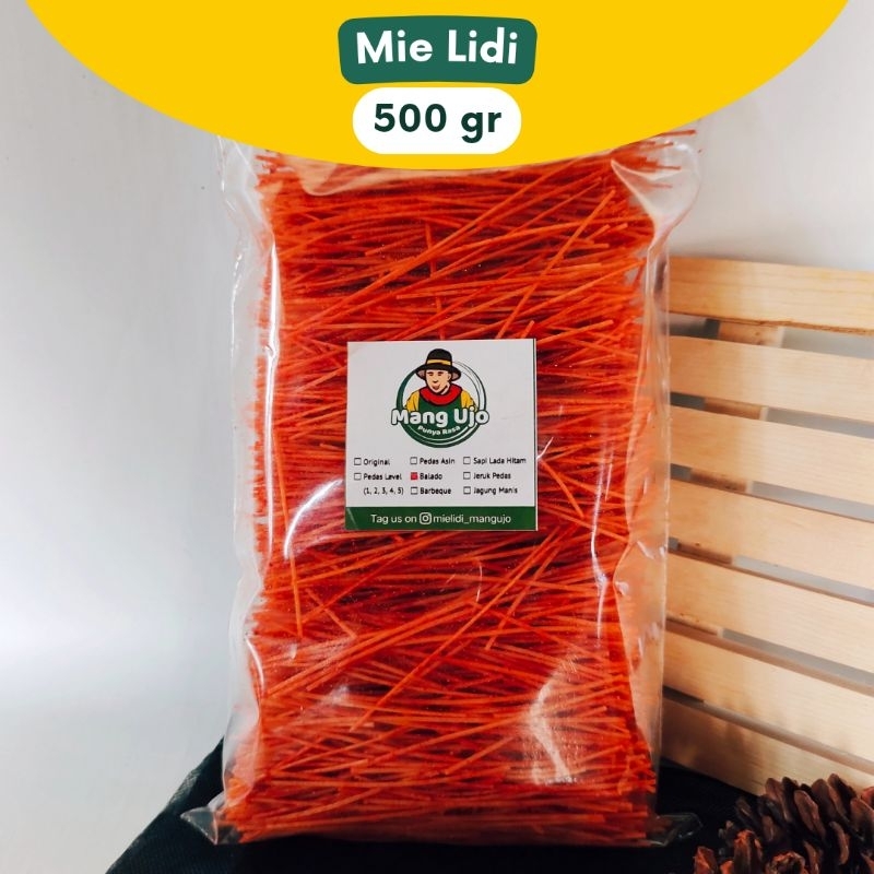 Jual Mie Lidi Kiloan 500gr Free Packing Kardus | Shopee Indonesia