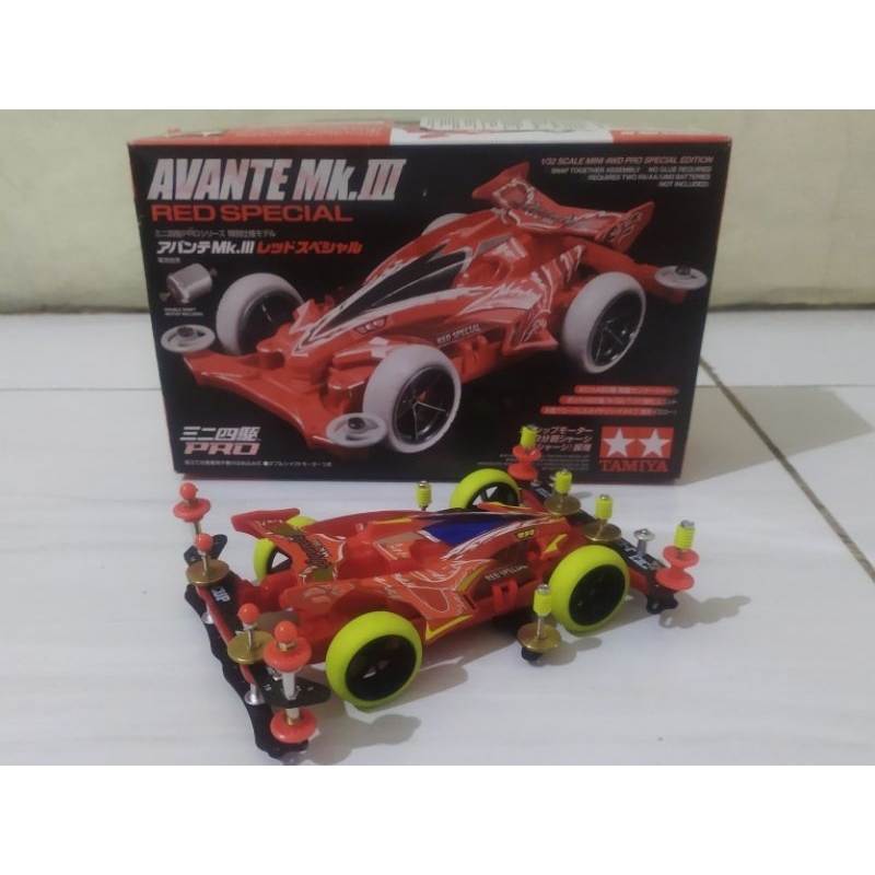Jual Tamiya mini 4wd AVANTE MK III RED SPESIAL | Shopee Indonesia