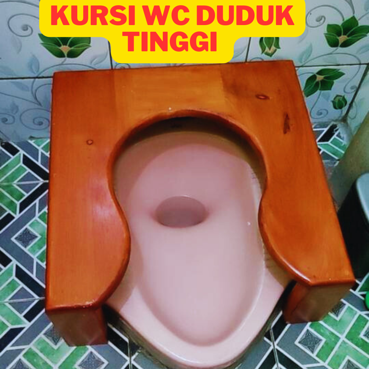 Jual Bangku Toilet Jongkok Kursi WC Model U Bangku Toilet Duduk Kloset ...