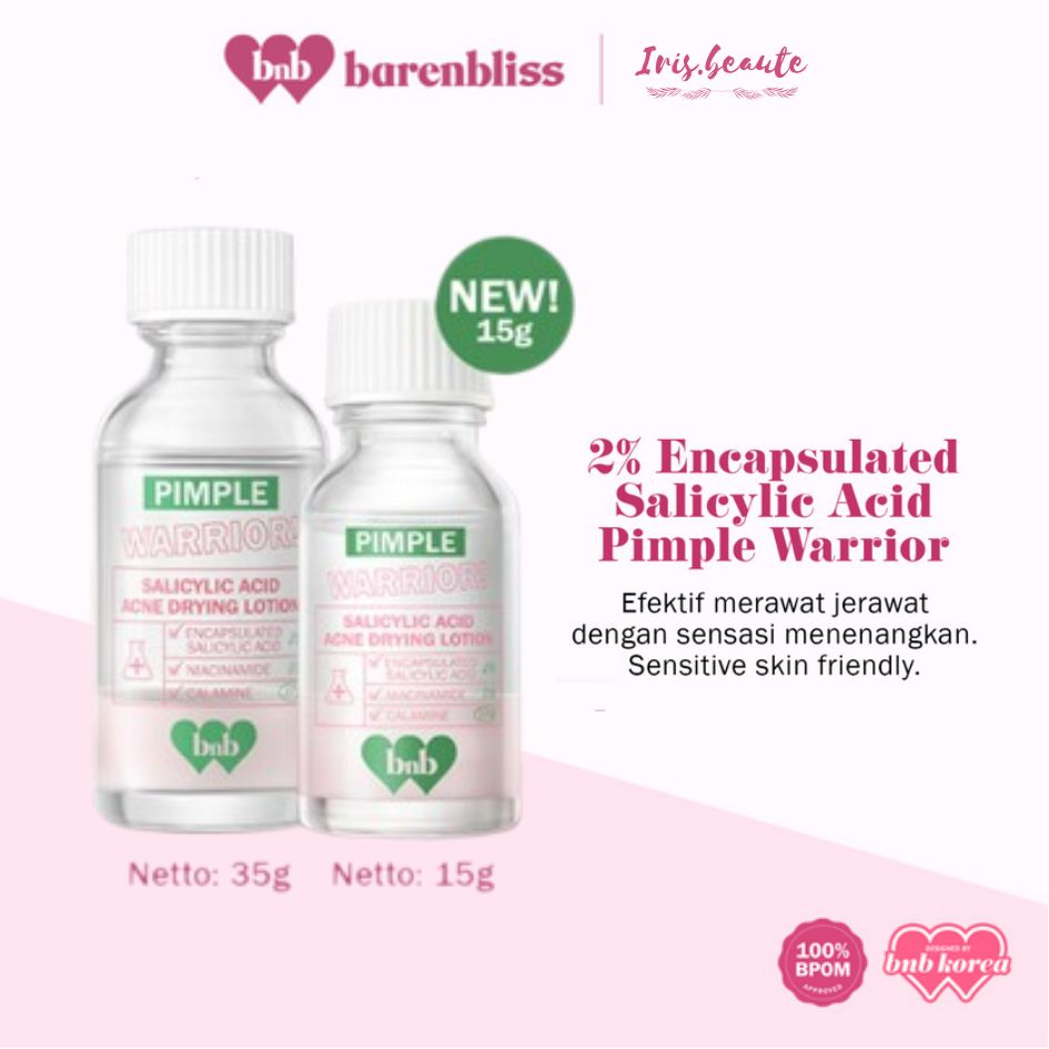 Jual BNB barenbliss Pimple Warrior Salicylic Acid Acne Drying Lotion ...