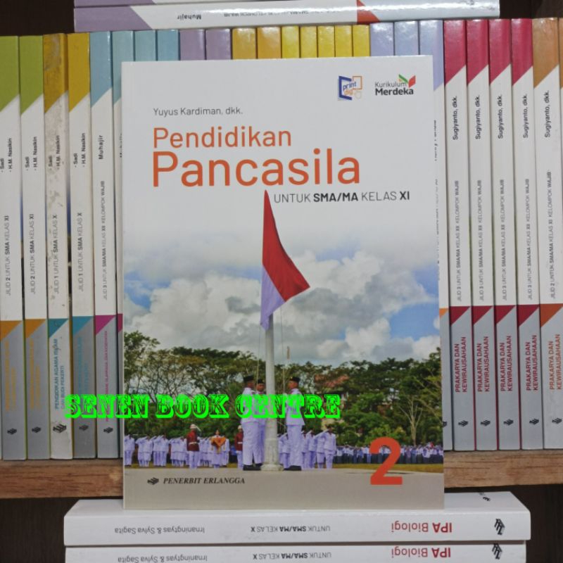 Jual Buku Pendidikan Pancasila Kelas 2/XI 11 SMA Erlangga Kurikulum Merdeka | Shopee Indonesia