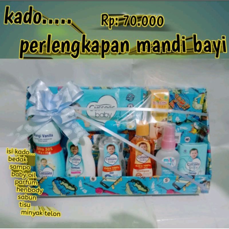 Jual Parsel kado Bayi Newborn Laki Laki Perempuan Parsel Kosmetik Bayi ...