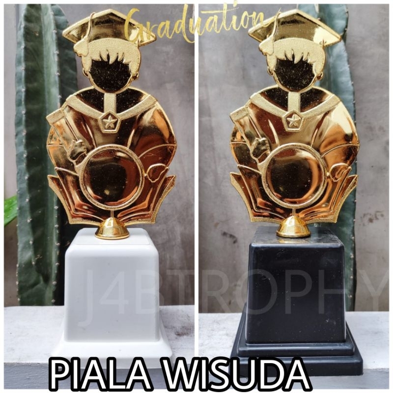 Jual PIALA WISUDA PLUS LABEL LAMINASI+PITA | Shopee Indonesia