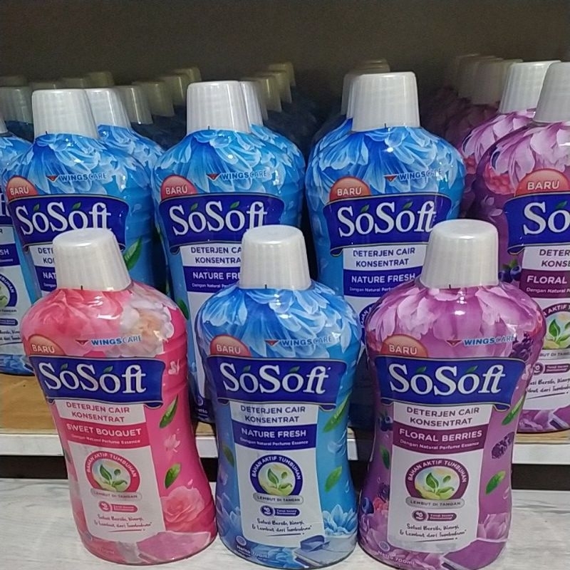 Jual So Soft Deterjen cair 700ml | Shopee Indonesia