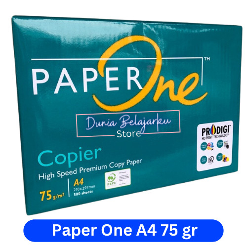 Jual Kertas HVS A4 75 gr Paperone / HVS Paper One A4 / PaperOne A4 75 Gram | Shopee Indonesia