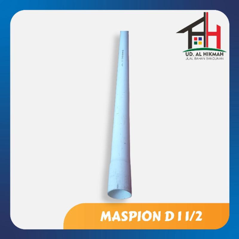 Jual MASPION PIPA PVC D 1 1/2" PIPA PARALON PRALON 1 1/2 INCH / PIPA ...