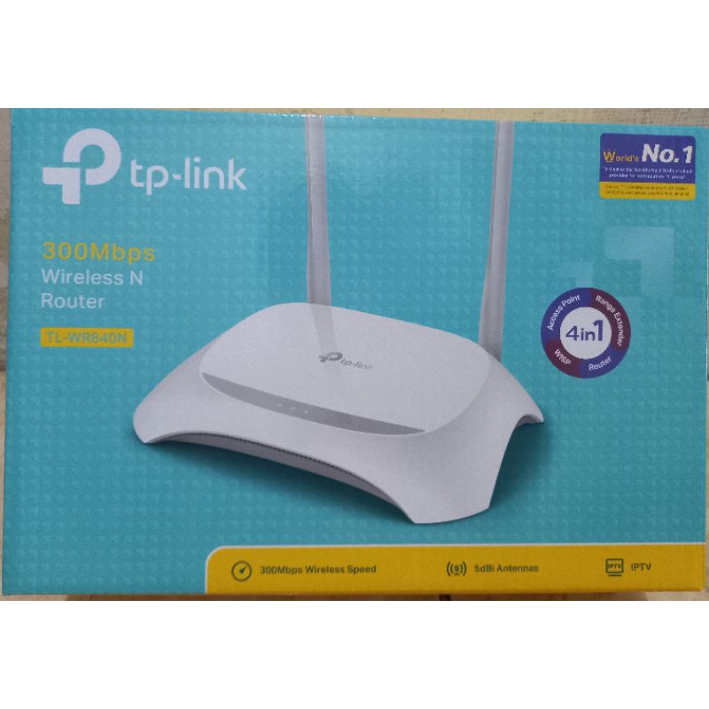 Jual TPLINK TL-WR840N WIRELESS ROUTER TP-LINK N300 Mbps | Shopee Indonesia