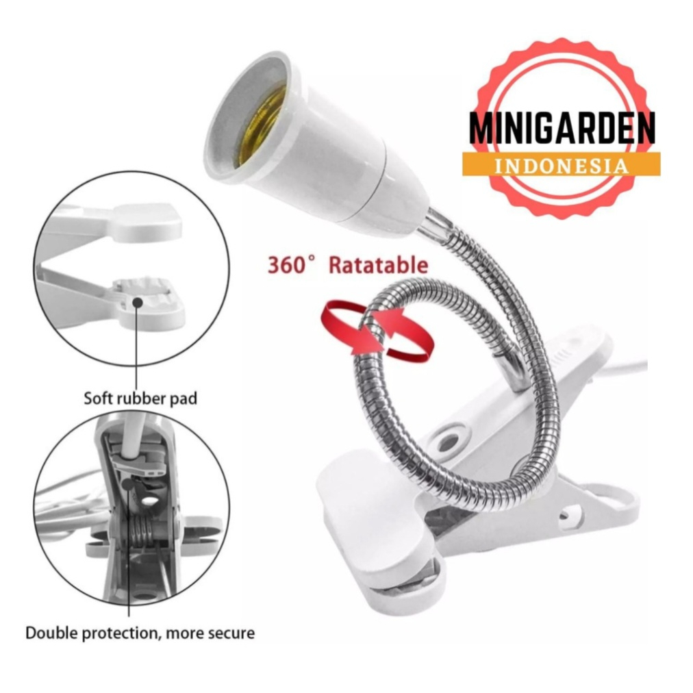 Jual FITTING LAMPU MODEL JEPIT lampu meja kabel flexible fitting ...