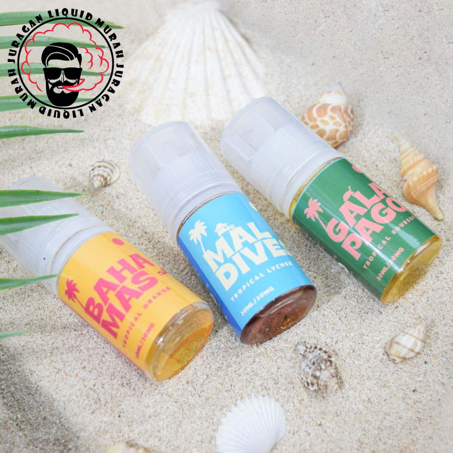 Jual FOOM TROPICAL SERIES BAHAMAS GALAPAGOS MALDIVES LIQUID SALT ...