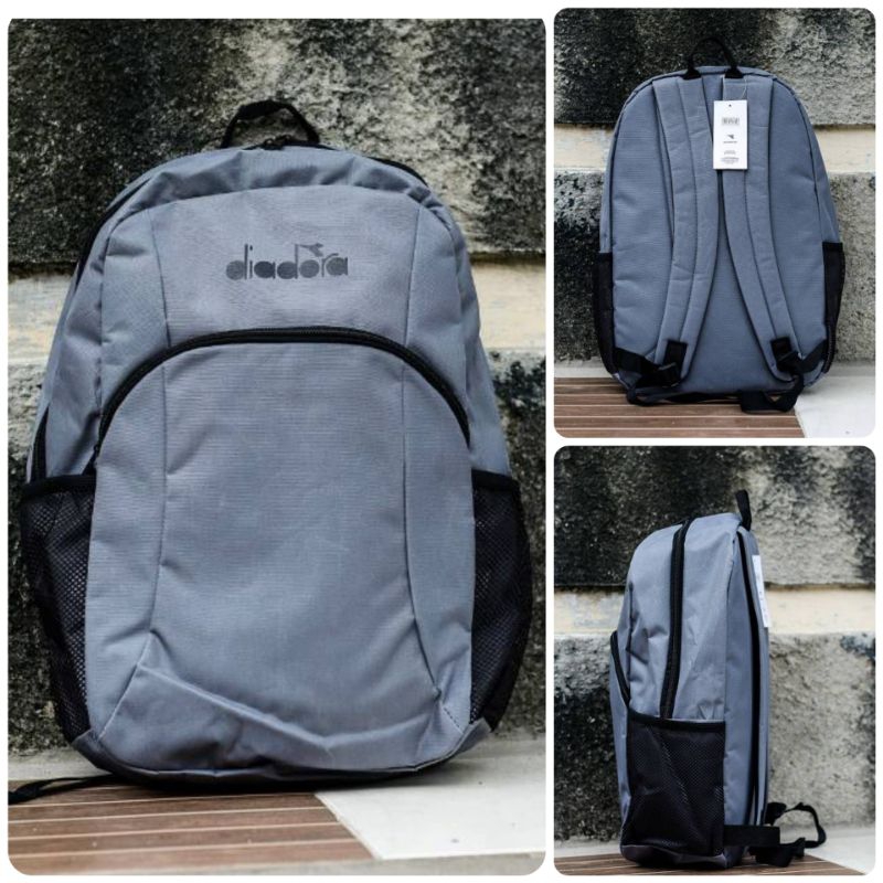 Jual Tas ransel dia dora backpack grey original model simple minimalis ...