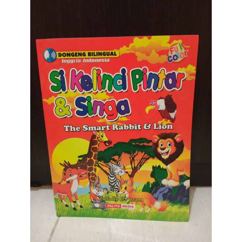 Jual Dongeng Bilingual Si Kelinci Pintar dan Singa (The Smart Rabbit ...