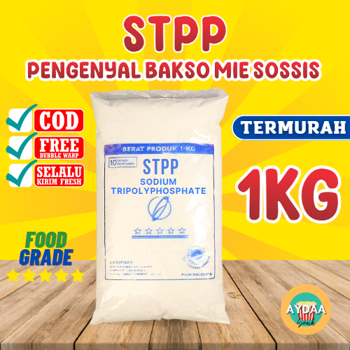 Jual STPP STTP PENGENYAL BAKSO MIE SOSIS PENTOL NUGGET 1KG FOOD GRADE ...