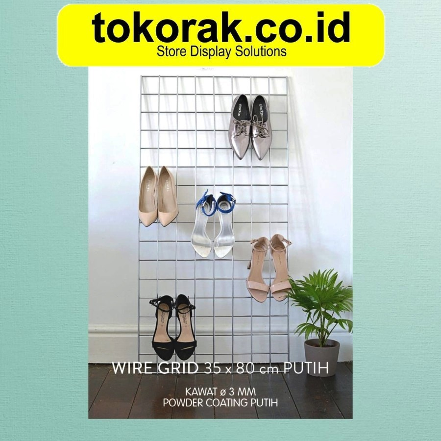 Jual WIREMESH GRID 35 X 80 CM TB HITAM KAWAT RAM DINDING TEBAL WIRE ...