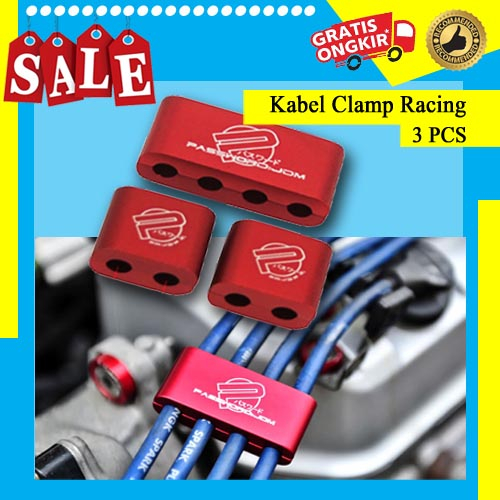Jual KABEL CLAMP RACING GROUNDING WIRE CLAMP SEPERATOR KABEL WIRE CLIP ...