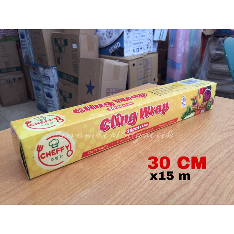 Jual PLASTIK WRAP CLING WRAP 30cm FOODGRADE BPA FREE | PLASTIK WRAP ...