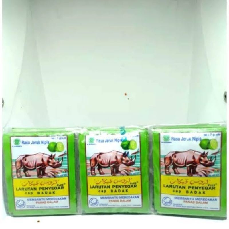 Jual Larutan penyegar sachet cap badak renceng | Shopee Indonesia