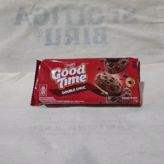 Jual Good Time DOUBLE CHOCO 72 gr, kokies coklat dobel snack cookies ...