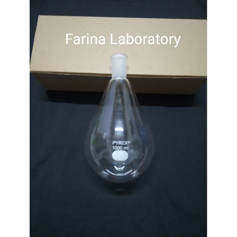 Jual Labu Nasu-Labu Evaporator-Nasu Flask 1000ml Ns24/40 Pyrex Class A ...