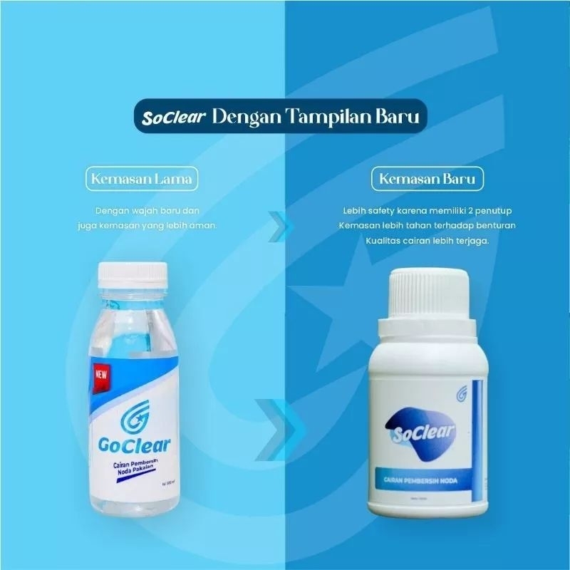 Jual GO CLEAR cairan pembasmi noda dan kotoran SOCLEAR | Shopee Indonesia