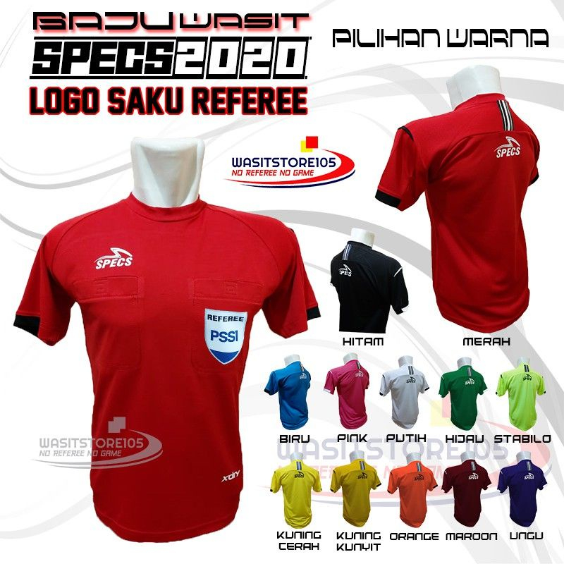 Jual BAJU TUGAS WASIT LIGA 1 2020/2021 BIG SIZE( SAKU REFEREE PSSI ...