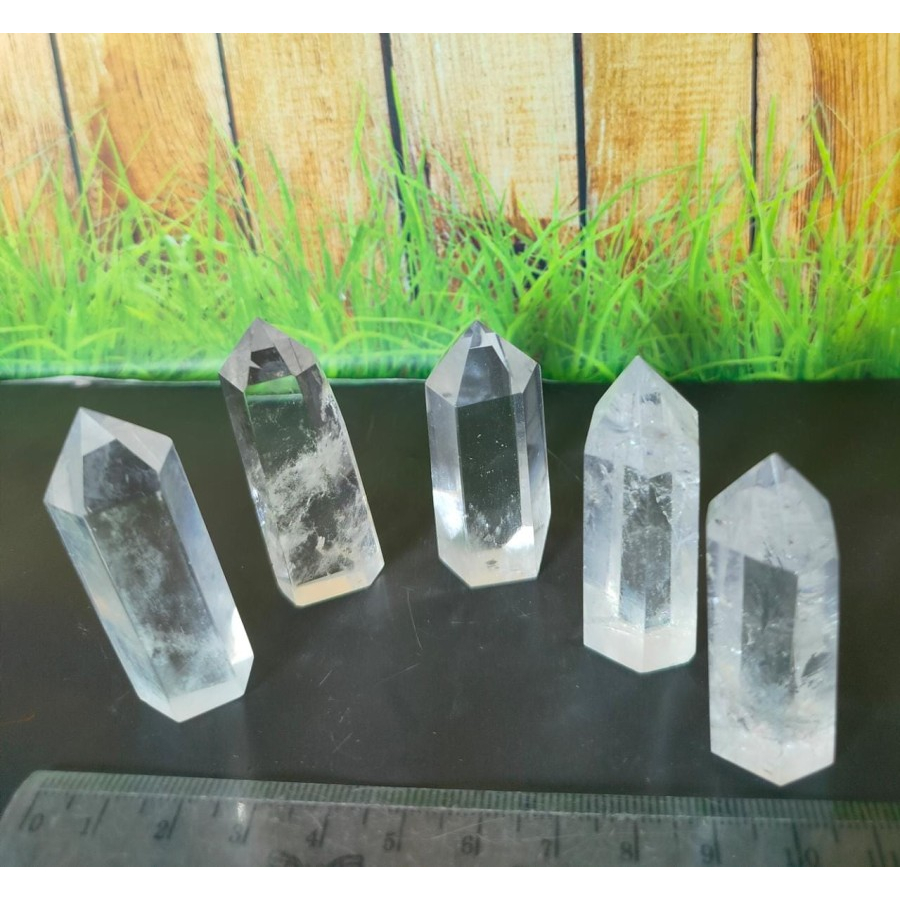 Jual Natural Tower / Pointer Clear Quartz 5-6 cm (Harga per pcs) | Shopee Indonesia
