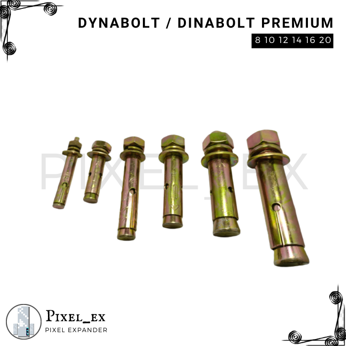 Jual Dinabolt Dynabolt M12 12x80 s/d 12x150 Expander | Shopee Indonesia