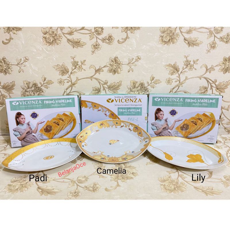 Jual Piring Madeline Keramik Vicenza P62-L / Piring Saji Makanan ...